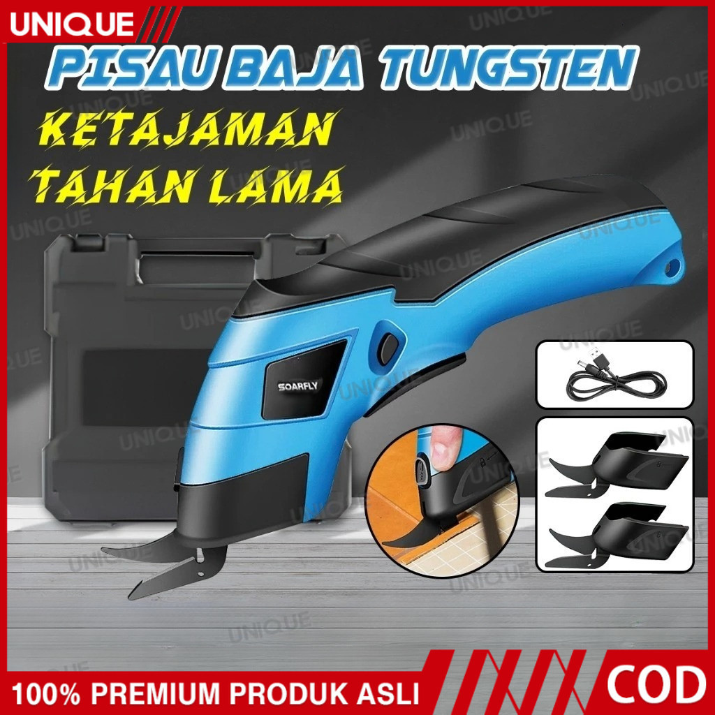 Jual UNIQUE COD SOARFLY Gunting Potong Kain Kertas Karpet PVC ...