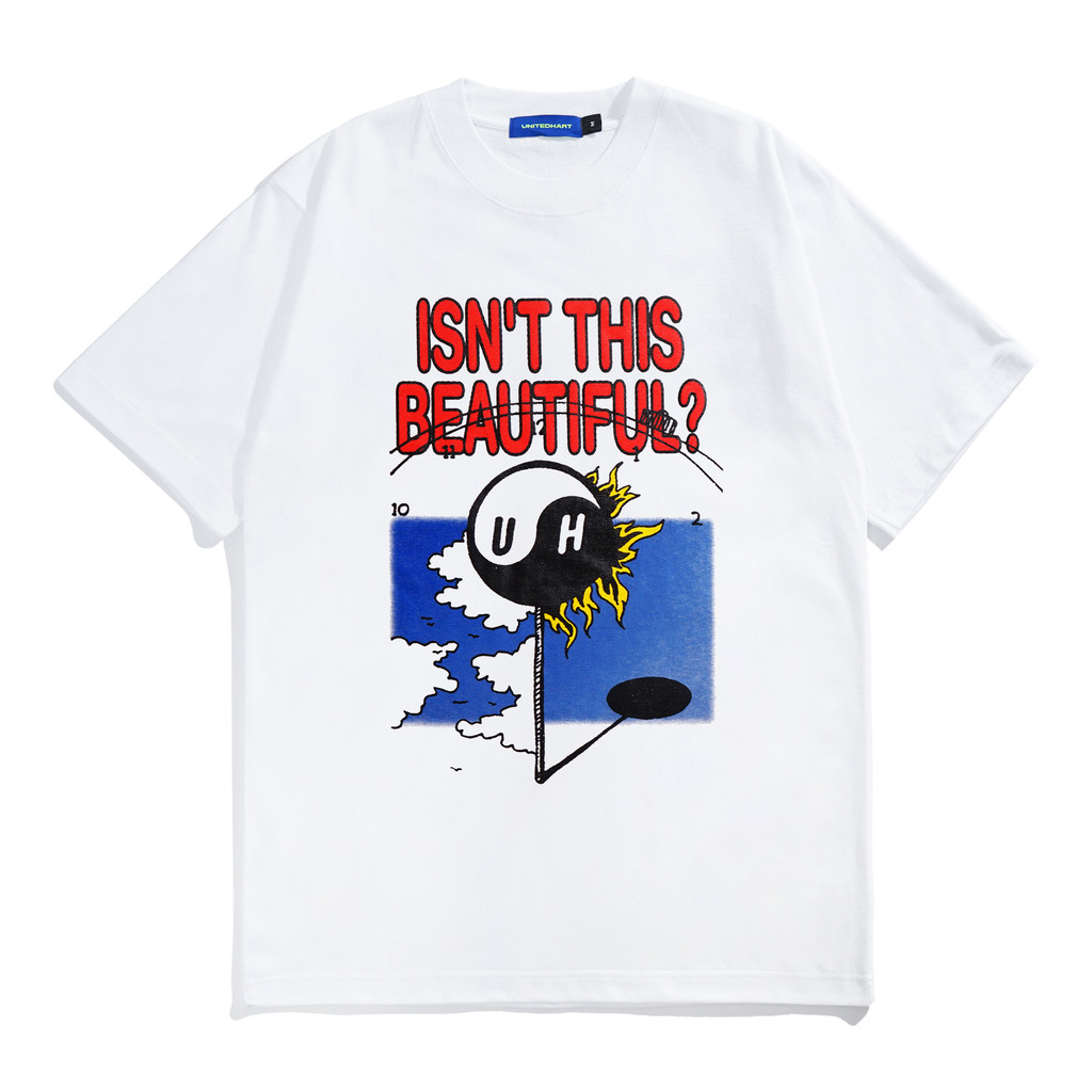 Jual UH! Tshirt Heavyweight Cotton - BEAUTIFUL | Shopee Indonesia