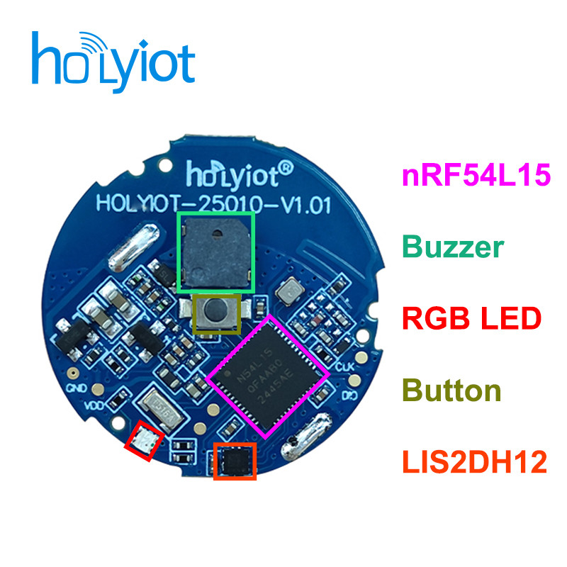 Jual nRF54L15 Bluetooth 6.0 Beacon With Buzzer / 3-axis Accelerometer ...