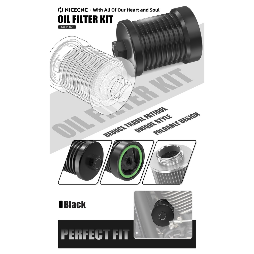Jual For Harley Fat Boy FLFB/S Fat Bob FXFB/S Street Bob Oil Filter Kit ...