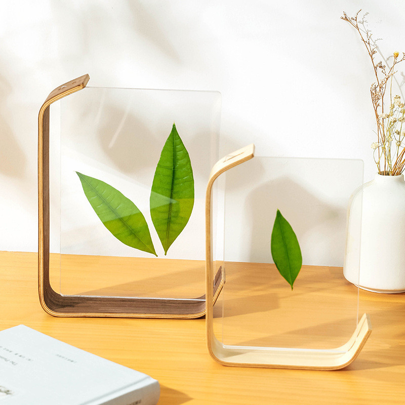 Jual Acrylic Wooden Photo Frame Herbarium splay Frame Calendar Y Frame ...