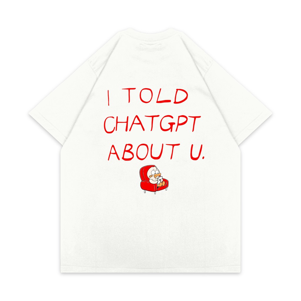 Jual CHAT GPT T-SHIRT // WHITE NETRAL | Shopee Indonesia