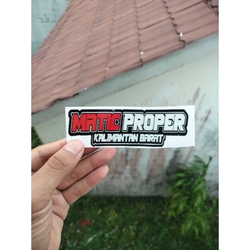 Jual Stiker Motor Stiker Matic Proper Sticker Motor Bahan Vinyl ...