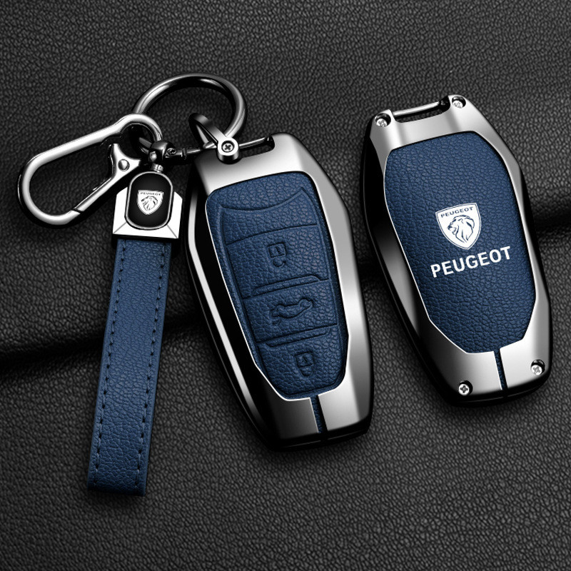 Jual Car Zinc Alloy Key Case Bag For Peugeot GTLine 407 GT 208 308 408 508 608 2008 3008 4008 ...
