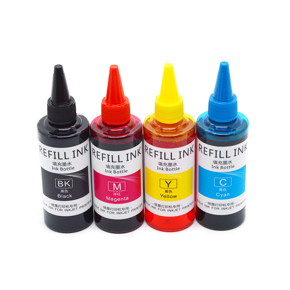 Jual 4Color 100ML Dye Ink for Epson 405 405XL for Epson WF3820 WF3825 ...