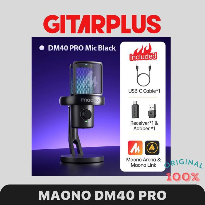 Jual MAONO DM40 PRO USB / Wireless Gaming Desktop Microphone | Mic ...
