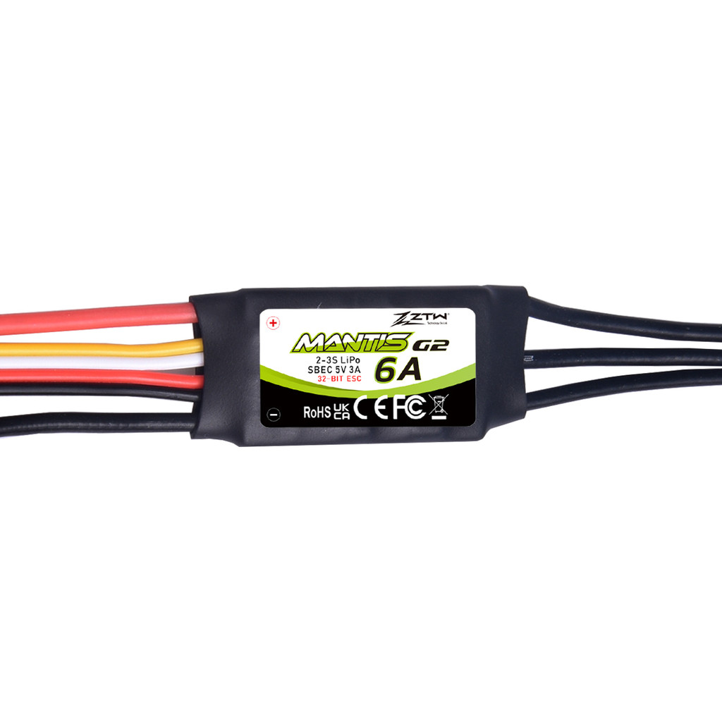 Jual ZTW Mantis G2 6A ESC 2-3S Built-in Switing BEC 5V/3A Brushless ...