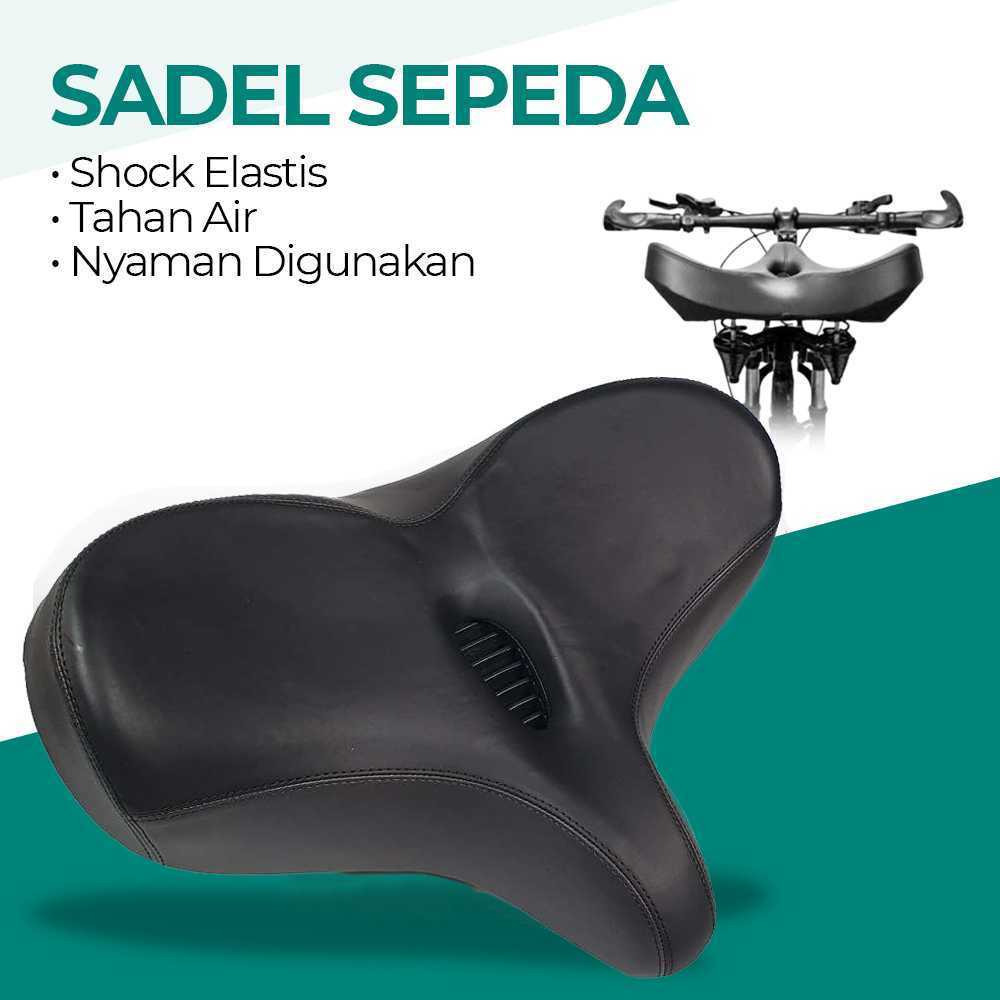 Jual Sadel Sepeda Jok Sepeda PER Pegas Super Lebar Empuk GENIO Mini ...
