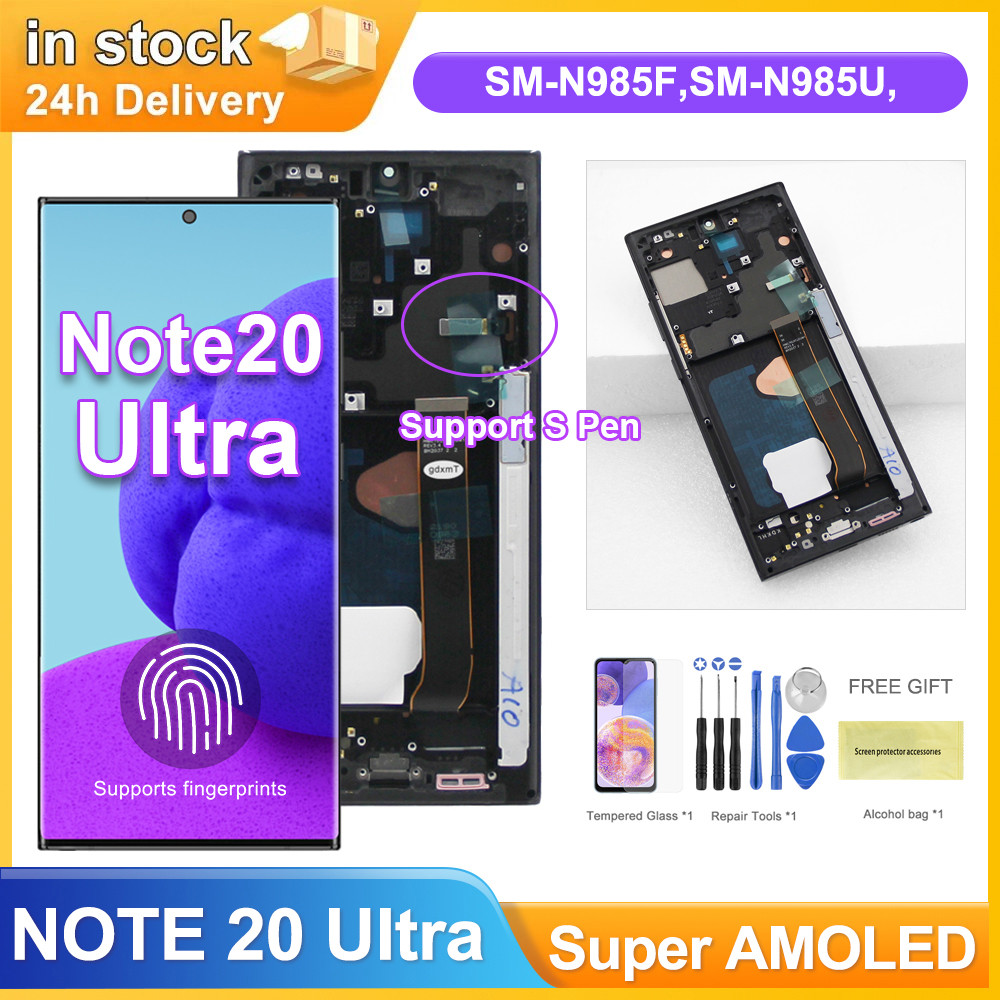 Jual Super AMOLED Note 20 Ultra Screen for pantalla Samsung Galaxy note ...
