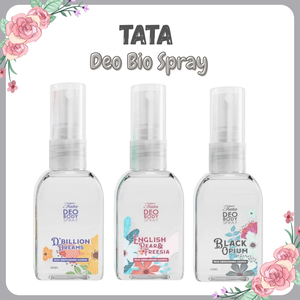 Jual Tata Deo Bio Spray Black Opinium | D'Billion Dreams | English Pear ...