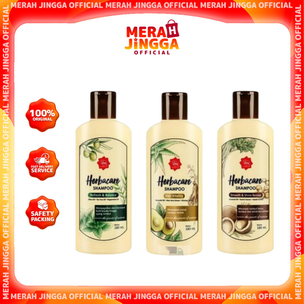 Jual Viva Herbacare Shampoo 180ml | Merah Jingga Official | Shopee ...