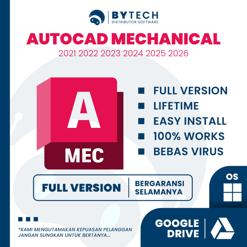 Jual Autocad Mechanical Full Version | Windows | Shopee Indonesia