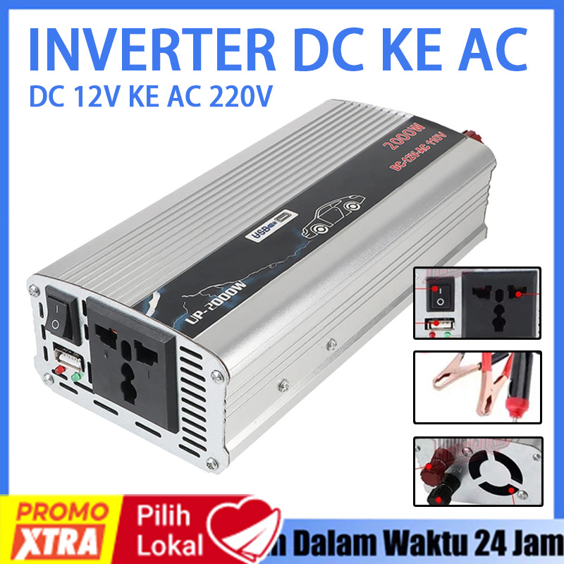 Jual Stok Siap Power Inverter Pure Sine Wave 1000W - Inverter DC 12V ...