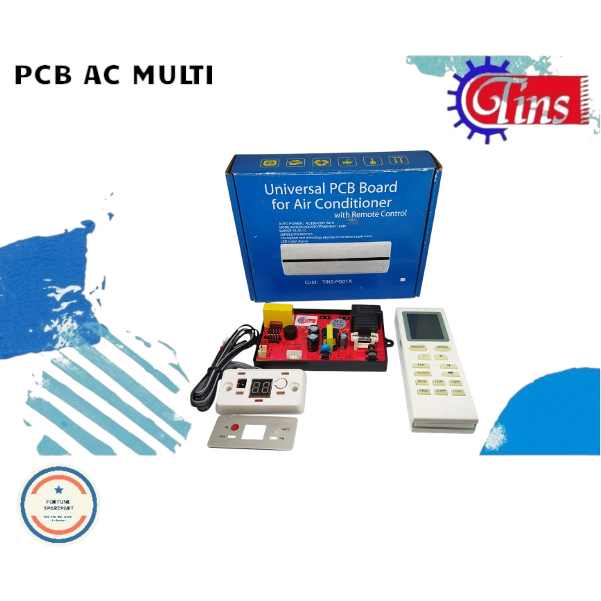 Jual PCB AC UNIVERSAL MODUL KONTROL AC SEGALA MEREK LENGKAP DENGAN ...