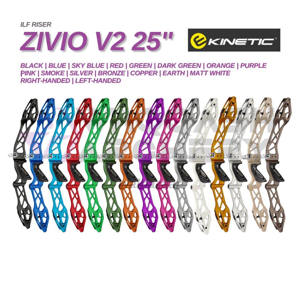 Jual KINETIC ZIVIO V2 25" ILF RISER Recurve Bow Original | Shopee Indonesia