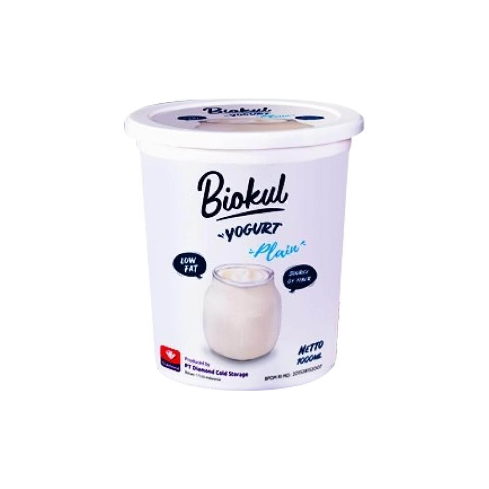 Jual Biokul Yoghurt Stirred Plain Cup 1 L | Shopee Indonesia