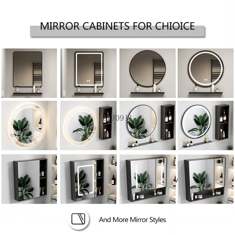 Jual Bathroom vanity mirror with locker Style selection Bathroom vanity ...