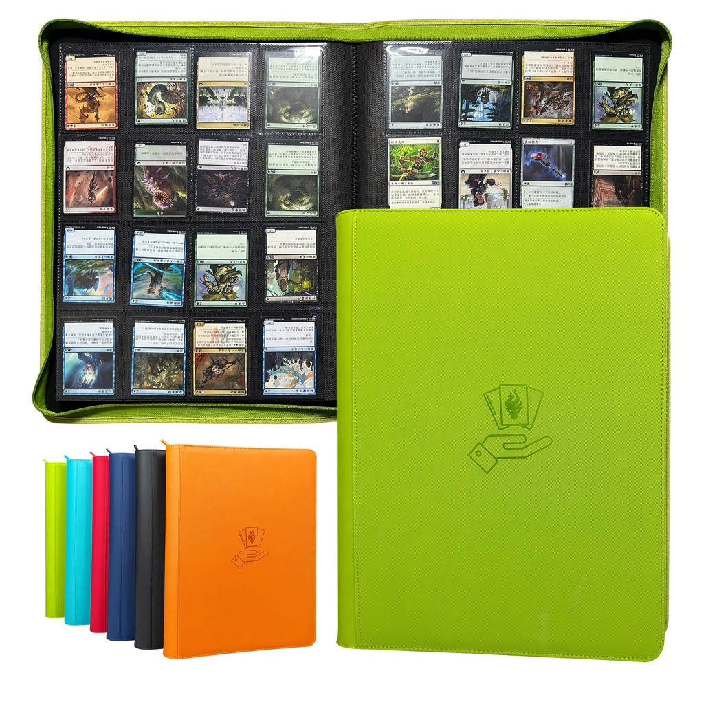 Jual 16 Pocket Card Binder, 1000+ Premium Zip Trang Card Binder, Double ...