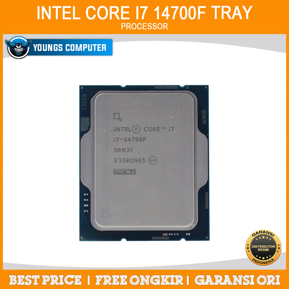 Jual Intel Core i7 14700F Tray | 20C 28T 5.4Ghz LGA1700 Gen 14th ...