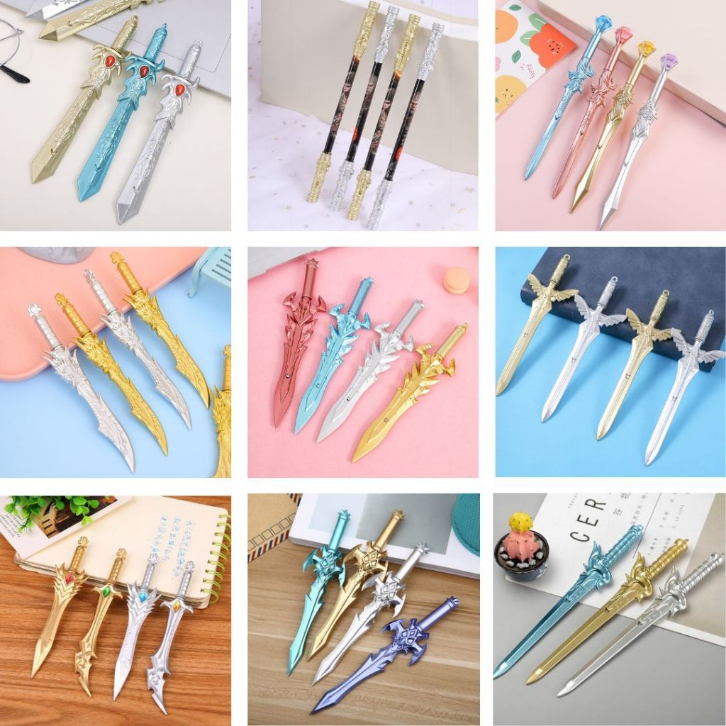 Jual Pulpen bentuk Pedang Bulpen Alat Tulis Pen Unik Sword Pen | Shopee ...