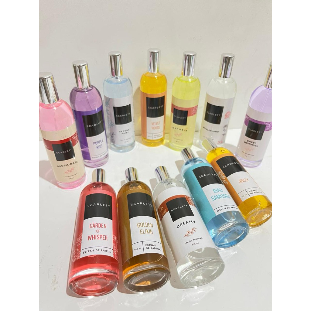Jual Scarlet Parfum 100ml Aroma Harum Tahan Lama inspired tanpa dus ...