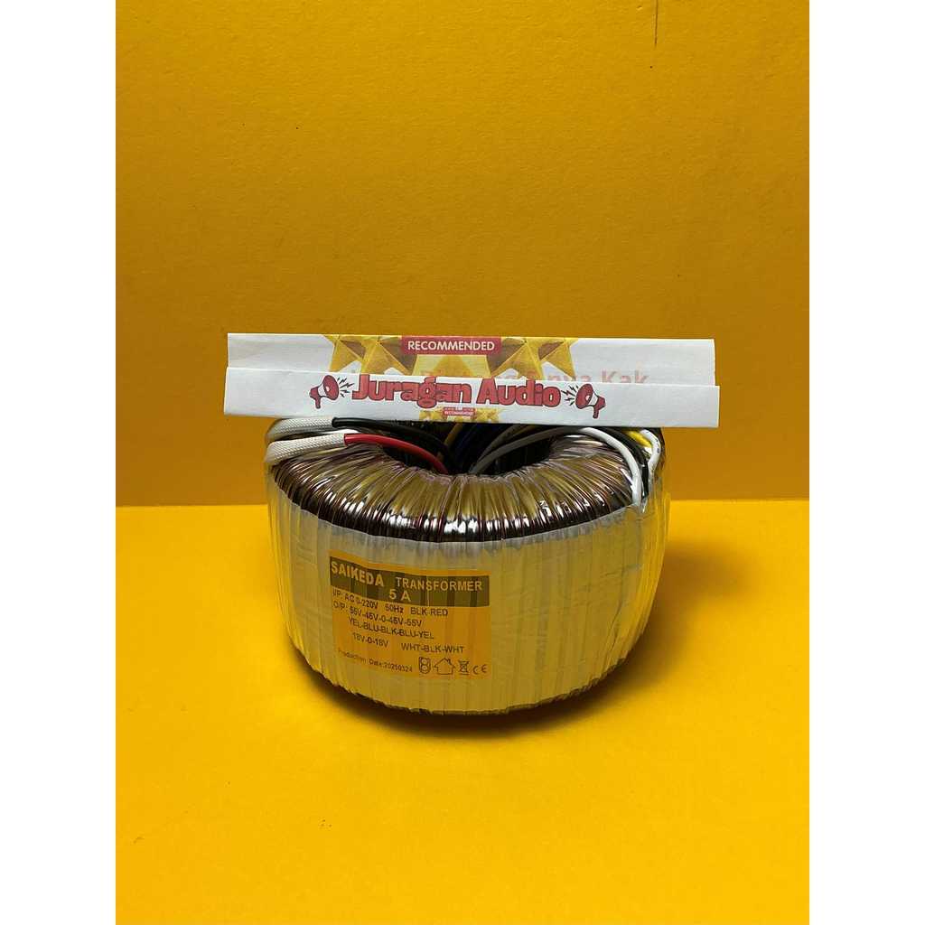 Jual Trafo Toroid Toroidal 5A CT 45V-55V Core Hitam Dimensi Solid Besar ...
