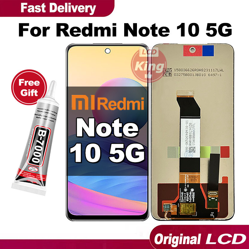 Jual LCD FOR Redmi Note 10 5G TOUCHSCREEN Fullset Crown Murah Ori ...