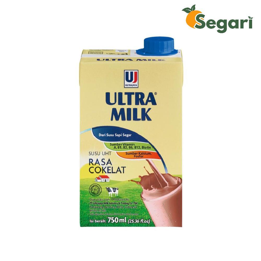 Jual Ultra Milk Susu UHT Cokelat 750 ml | Shopee Indonesia