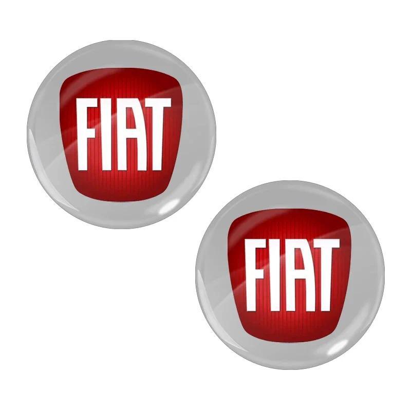 Jual New 14mm Fob Car Logo Sticker for Car Remote Control Key For Fiat ...