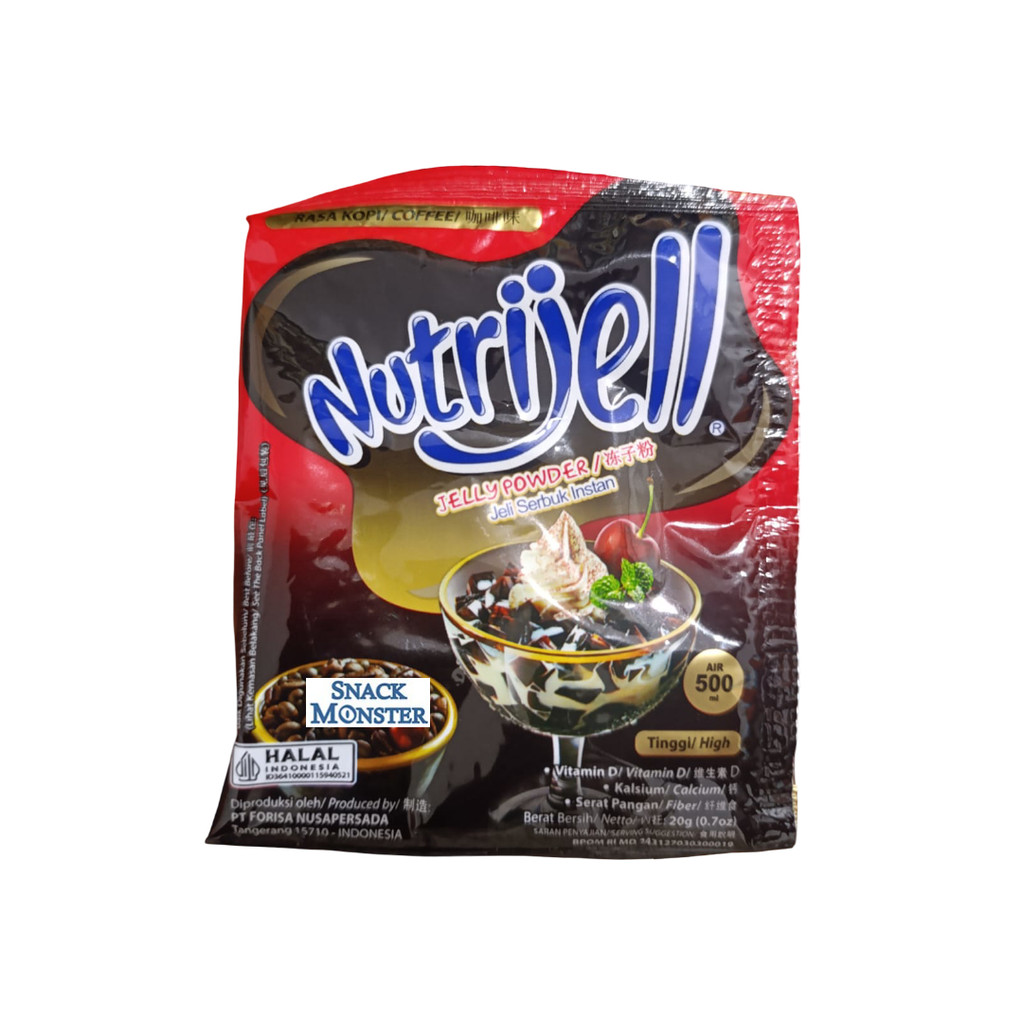 Jual Nutrijell Jelly Jeli Instan Rasa Kopi - Netto 20 gr | Shopee Indonesia