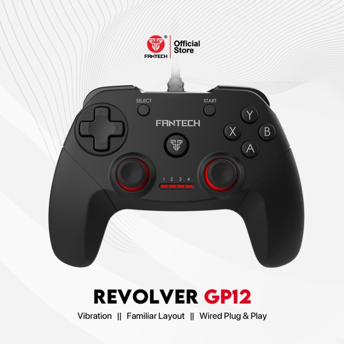 Jual FANTECH Joystick Revolver GP12 Wired Gamepad Gaming Controller AGP ...