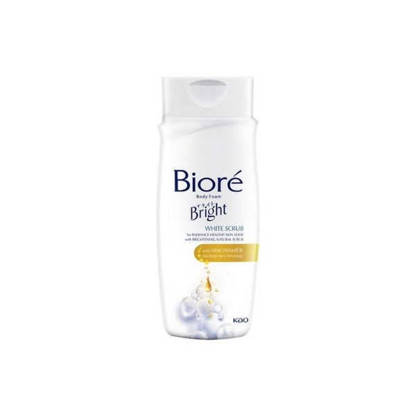Jual BIORE BODY FOAM WHITE SCRUB BOTOL 100 ML | Shopee Indonesia