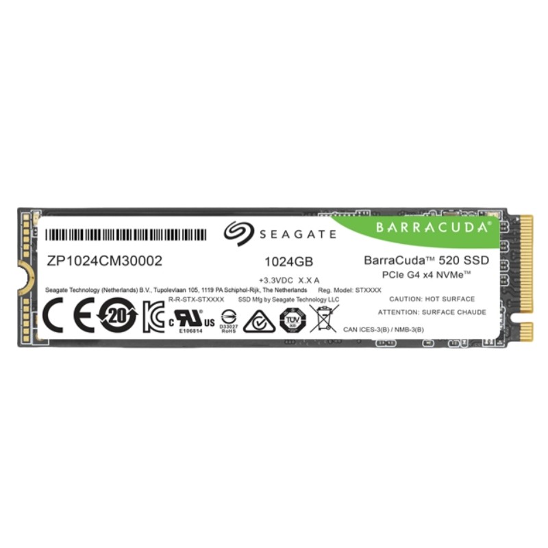Jual Seagate BarraCuda 520 SSD 1TB 2TB PCIe40x4 NVMe M2 2280 3D TLC ...