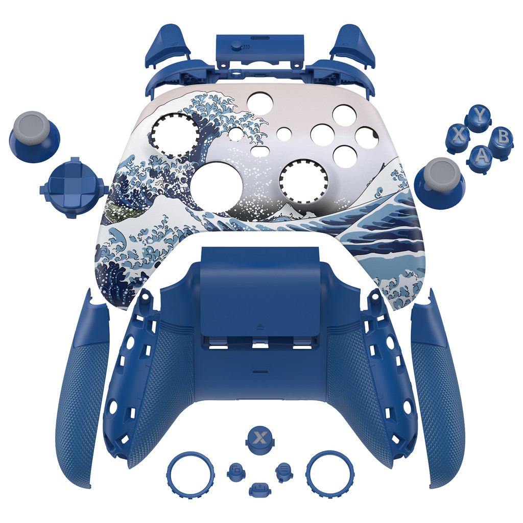 Jual eXtremeRate ASR Version Rubberized Full Set Shell Buttons for Xbox ...
