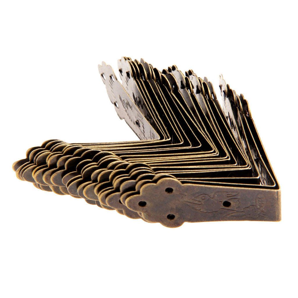 Jual 20124 Pcs Vintage Furniture Fittings Wood Box Corner Protector ...