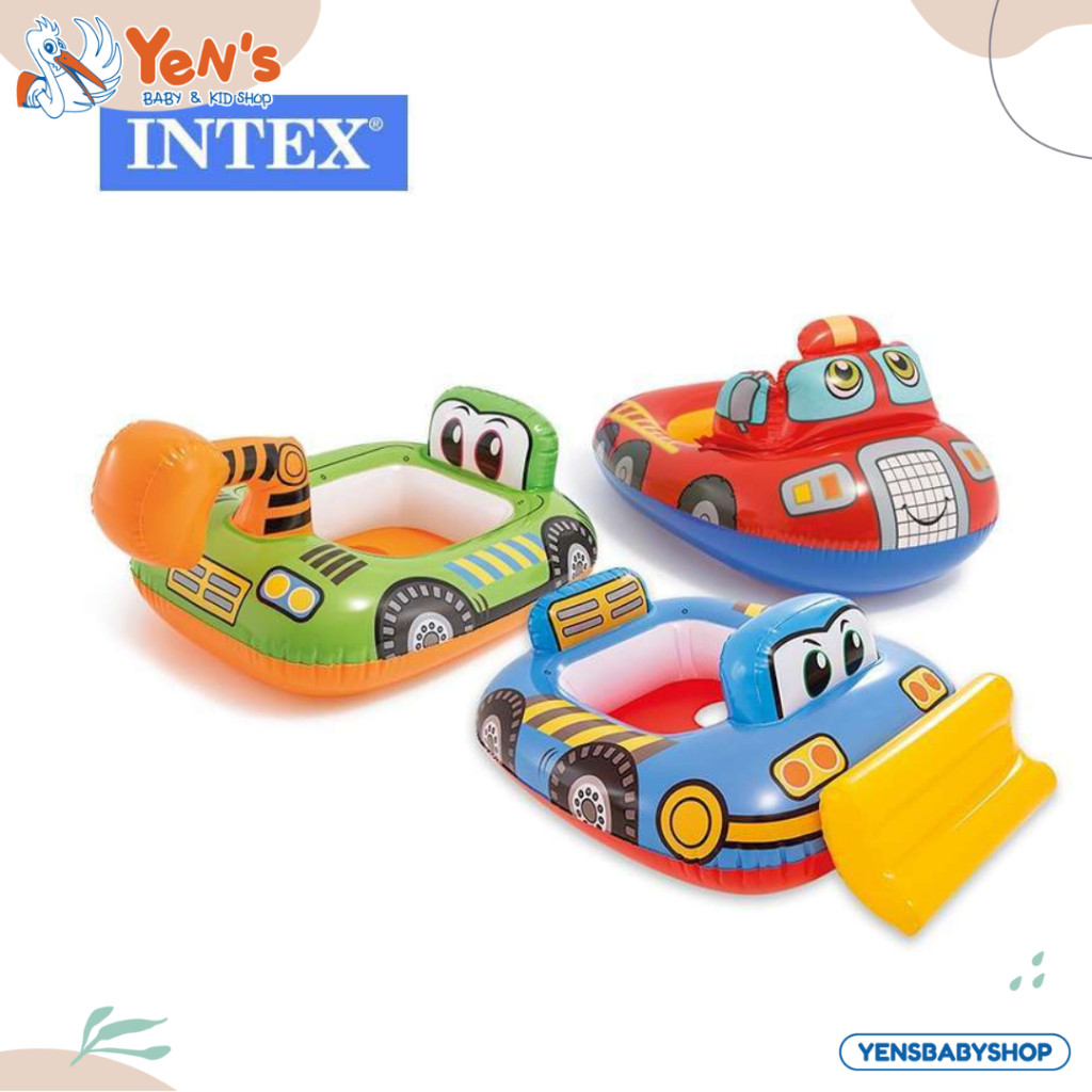Jual INTEX Ban Renang Kiddie Car Float 59586 | Shopee Indonesia