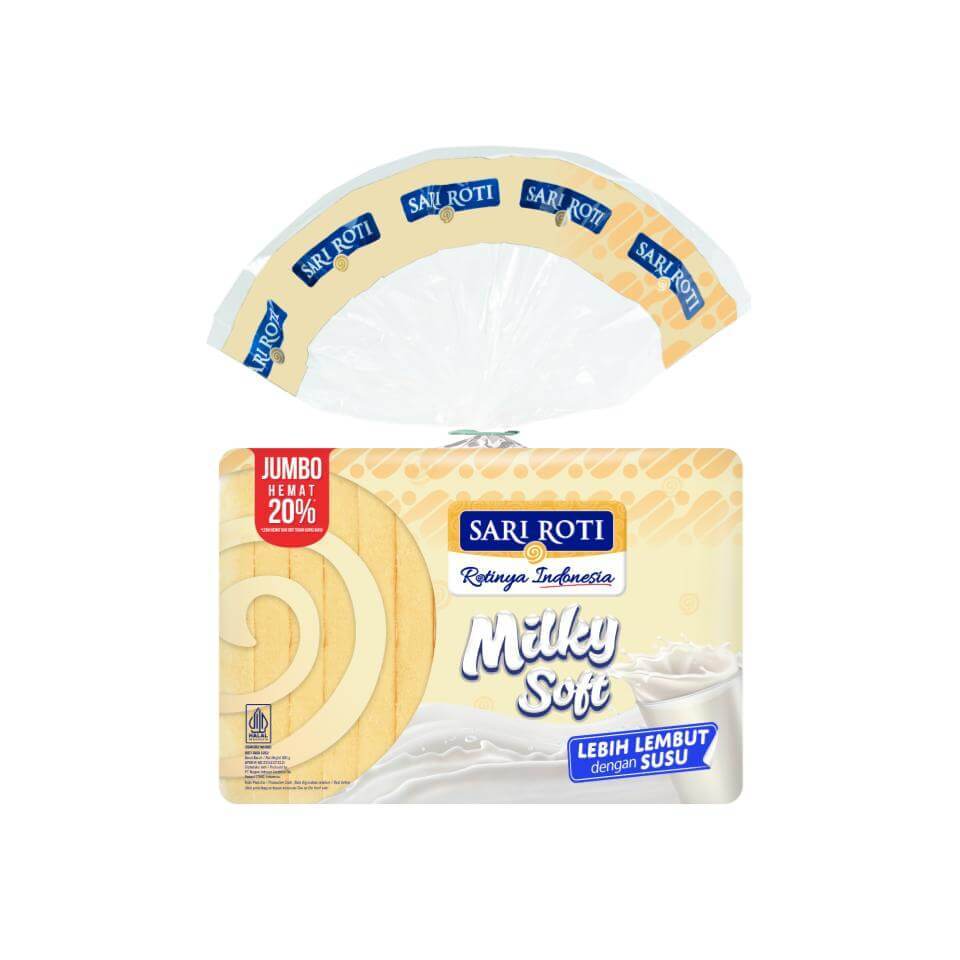 Jual Sari Roti Roti Jumbo Milky Soft 500 gr | Shopee Indonesia