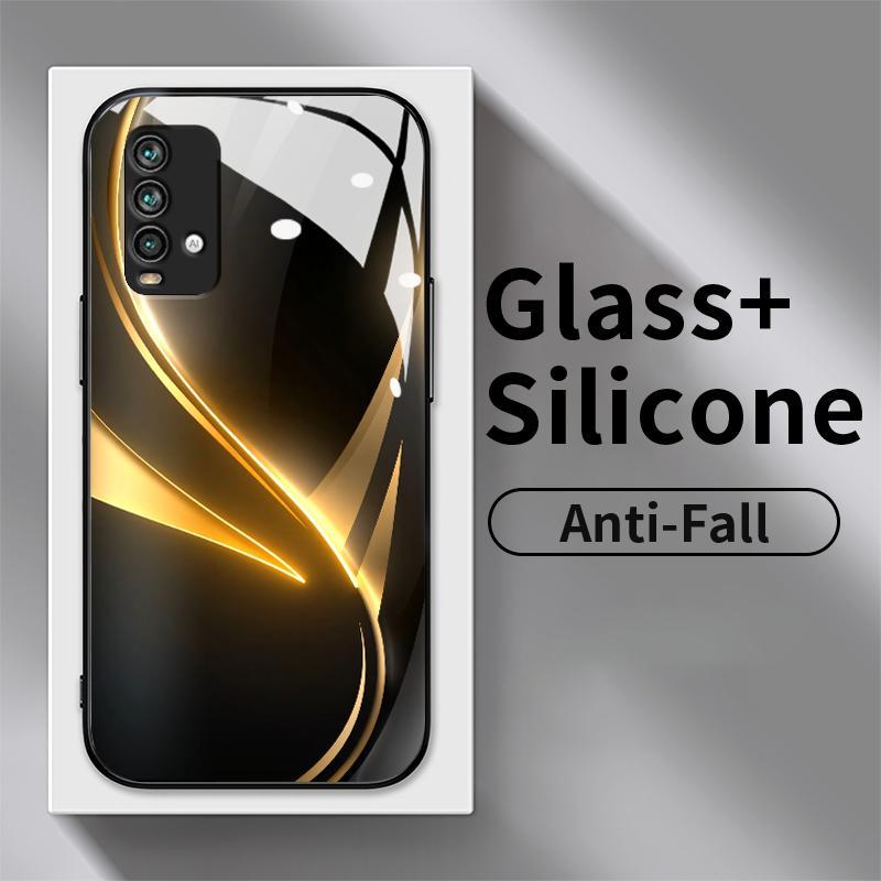 Jual Kaca Glass Case Xiaomi Redmi Note 9 Pro 4G Max 9S 8 2021 7 7S 4 4X Silikon Back Cover ...