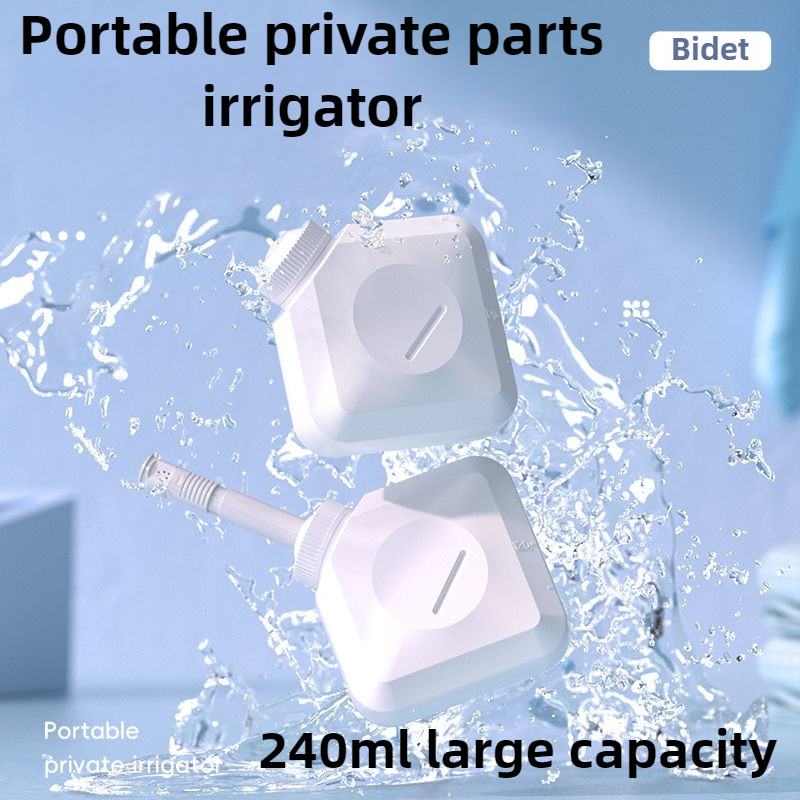 Jual 240mL Manual Bidets Portable Private Parts Washer Handheld Woman ...