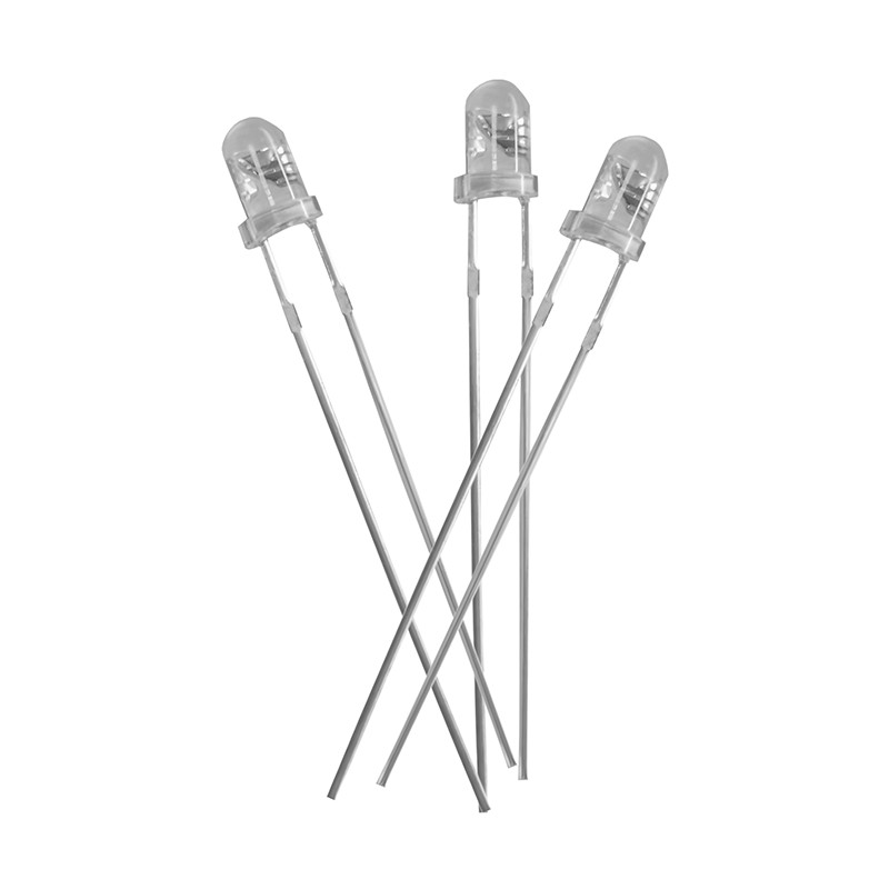 Jual 100Pcs SIR3166 Infrared LED Wavelength 850NM Angle 120 Degree 3mm ...