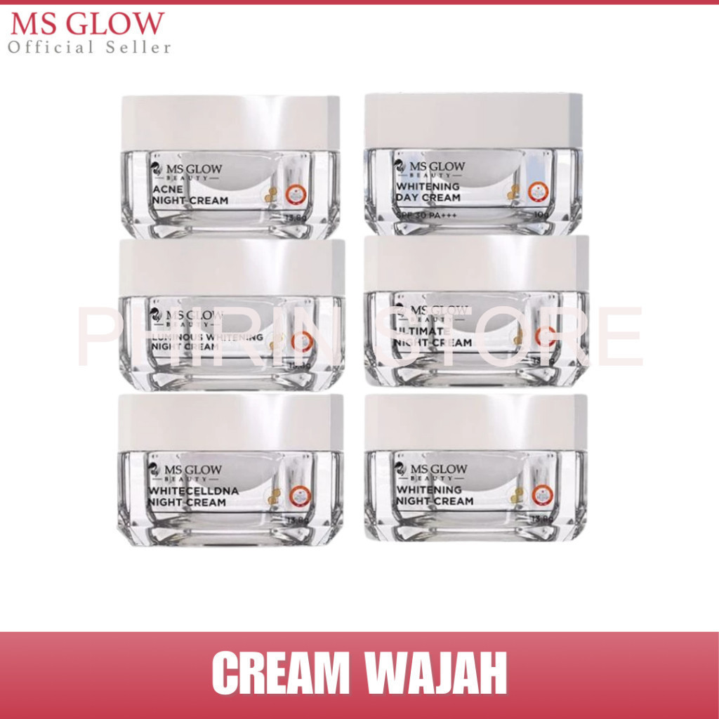 Jual MS GLOW DAY CREAM DAN NIGHT CREAM WHITENING ACNE LUMINOUS ULTIMATE ...