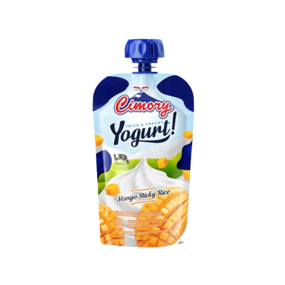 Jual Cimory Yoghurt Squeeze Mango Sticky Rice Pouch 120 ml | Shopee ...