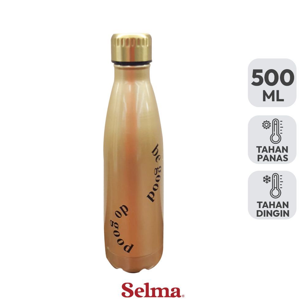 Jual Selma Botol Vacuum Flask Stainless Steel Sport Be Good 500 ml ...