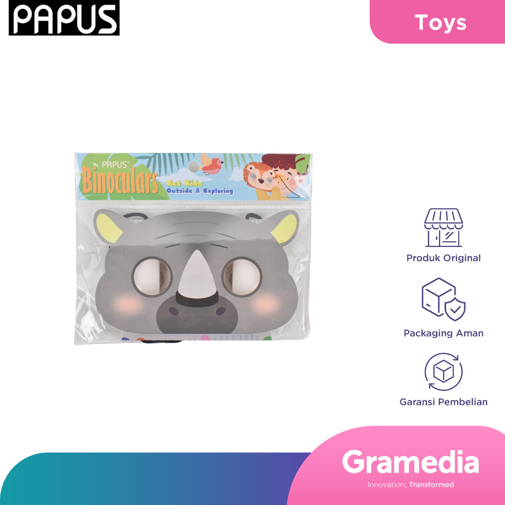 Jual Papus Binoculars Paper Kids - Rhino | Shopee Indonesia