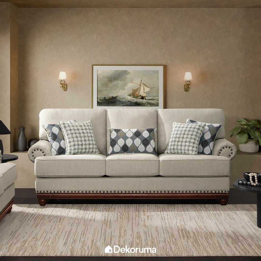 Jual Dekoruma Tenzo LUMINA Sofa 3 Dudukan / Sofa 3 Orang / Sofa Ruang ...