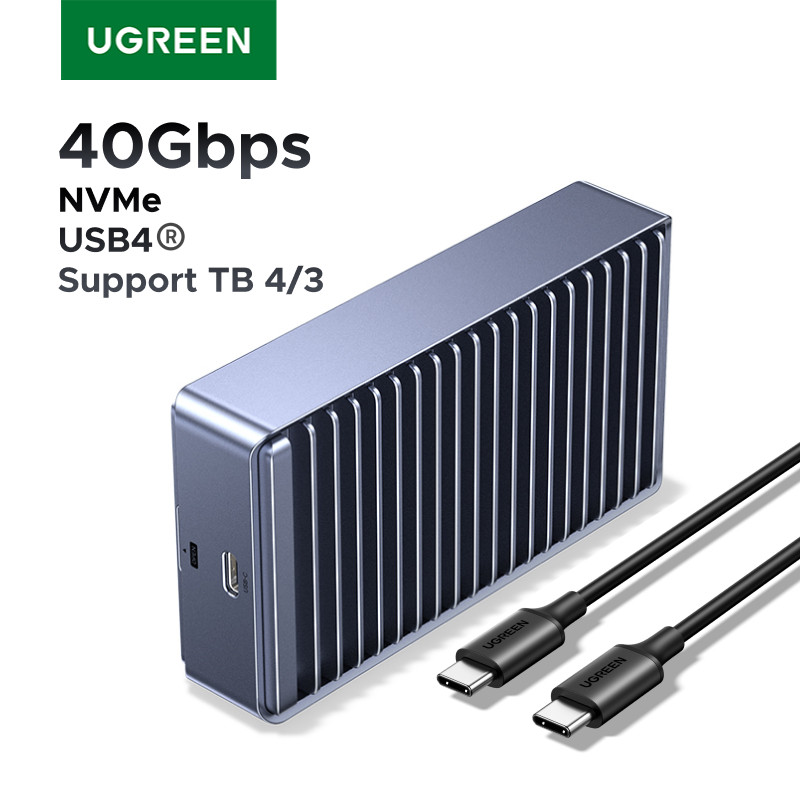 Jual UGREEN 40Gbps M2 SSD Enclosure USB4 NVMe Case Compatible with ...