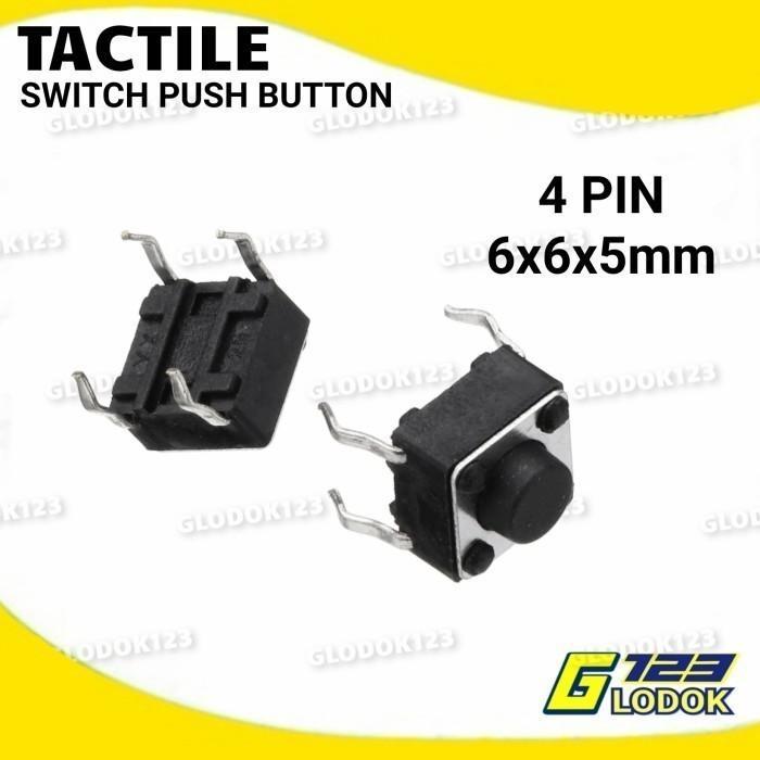 Jual Tactile Switch Push Button SMD 6x6 2P 4P 5P PIN Tombol Micro ...
