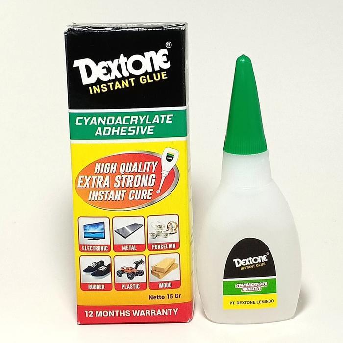 Jual LEM DEXTON INSTANT GLUE 15GRAM LEM KOREA-LEM TETES-LEM BESI by ...