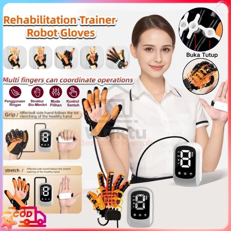 Jual [COD] Sarung Tangan Robot Rehabilitasi Smart Rechargeable Portable ...
