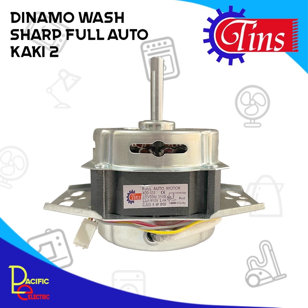 Jual Dinamo Mesin Cuci Sharp 1 Tabung Soket Motor Mesin Cuci Sharp ...